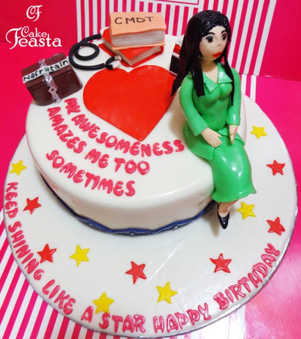 Female Doctor Medical Cake - Customized Cakes | Order Online | Delivery ...