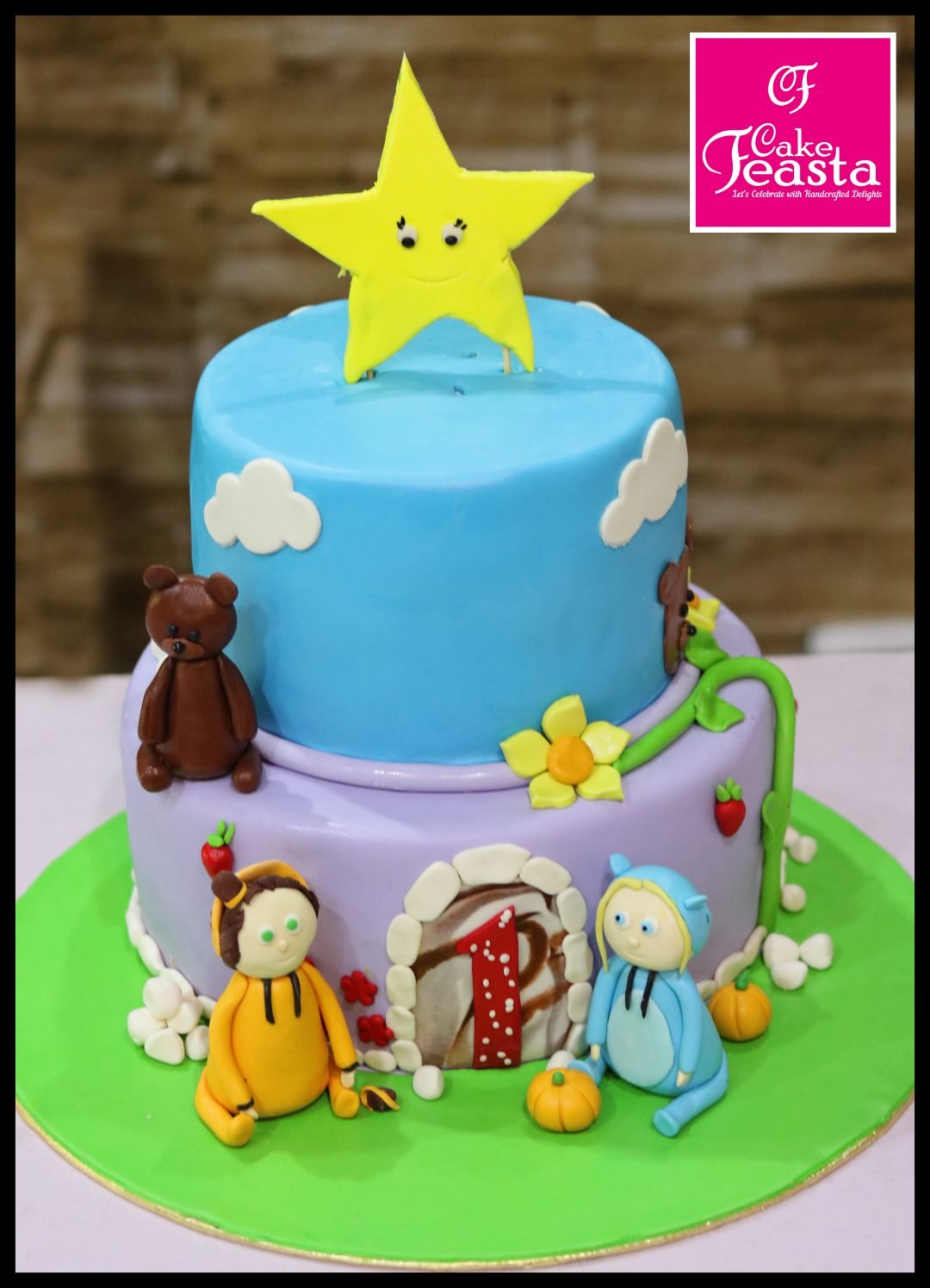 Cartoon Theme Kids Birthday Cake - Customized Cakes | Order Online ...