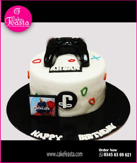 PS4 Controller Theme Birthday Cake - Customized Cakes | Order Online ...
